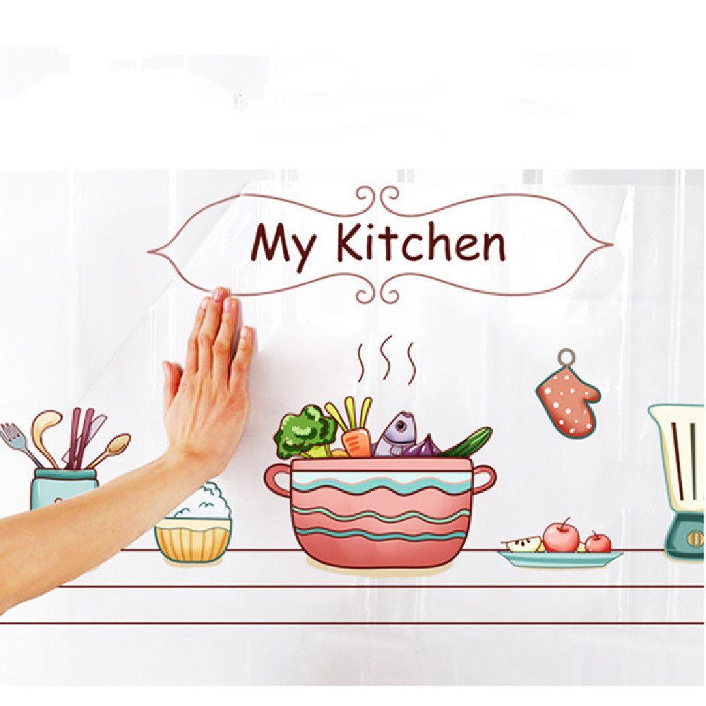Buy Temperature Resistant Flame Retardant Kitchen Wall Sticker ...