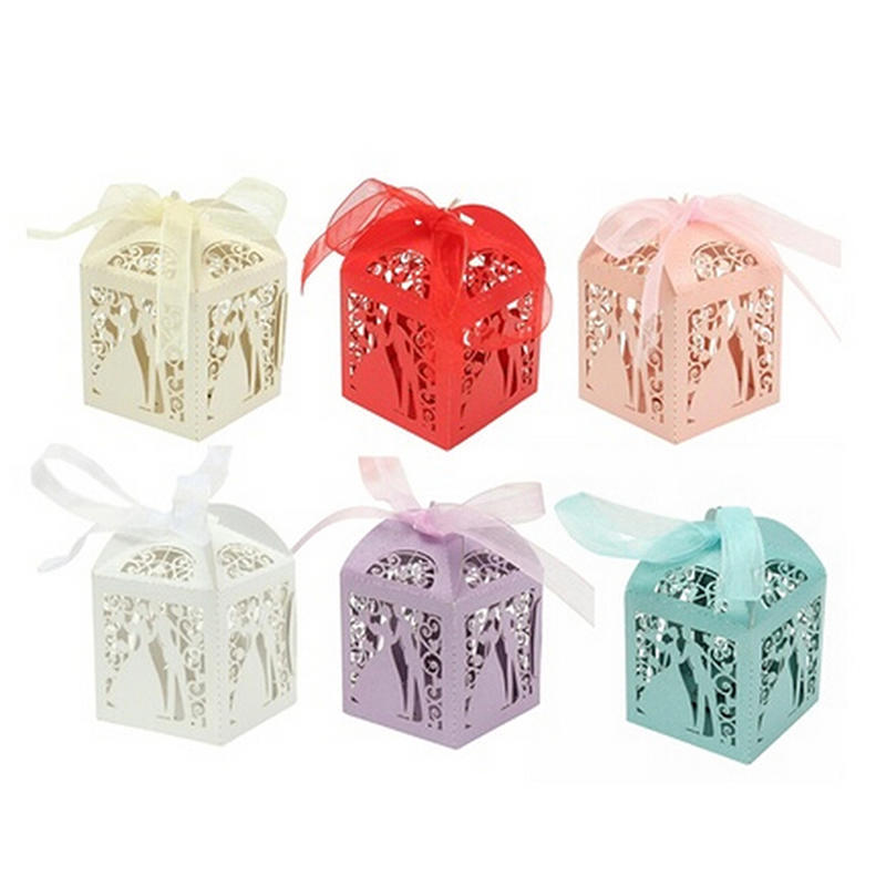 Buy Sweet Married Wedding Favor Box Gift Boxes Candy Paper Party Box at ...