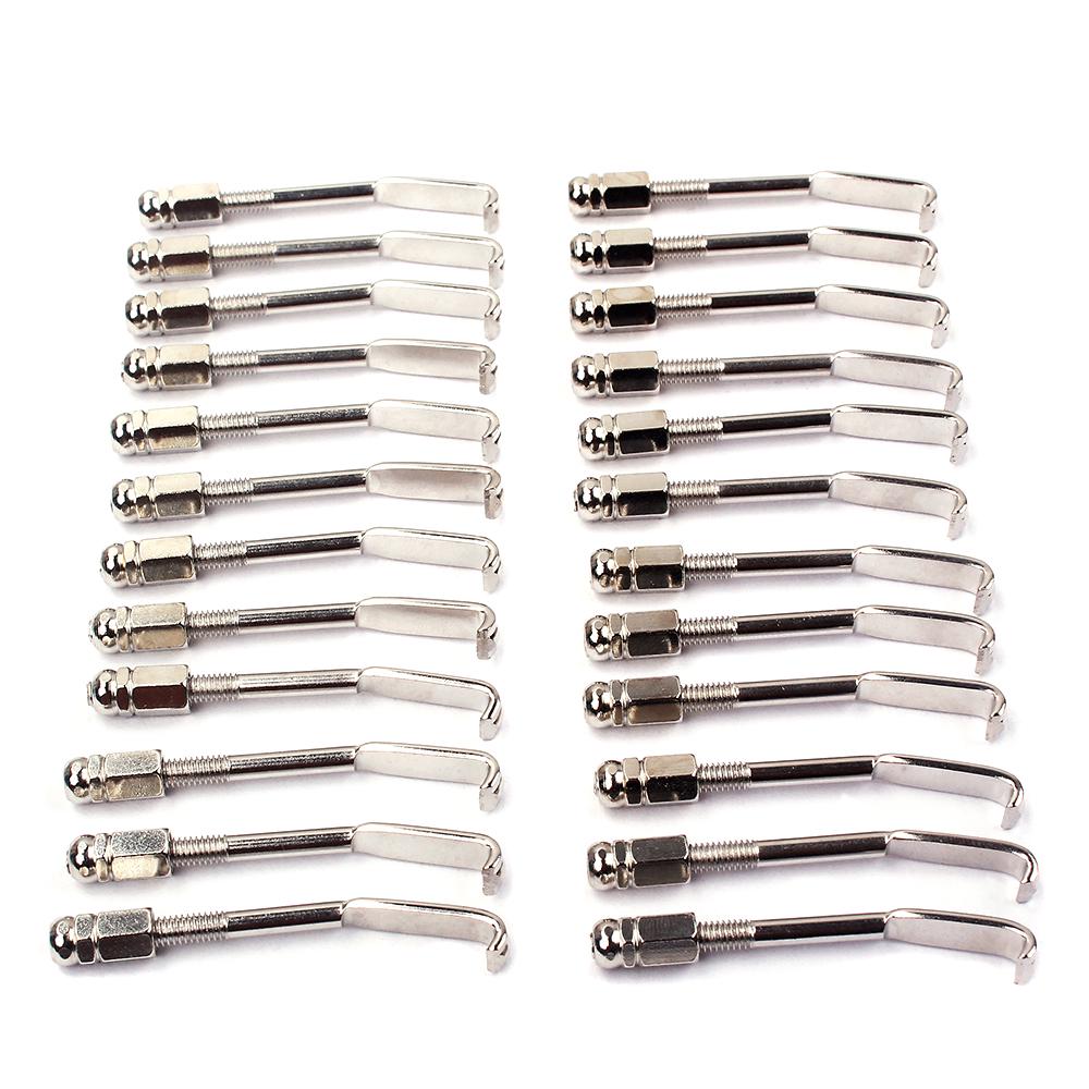 Satın alın 24pcs Hooks and Nuts Metal Chrome Plated Parts for Banjo | Joom