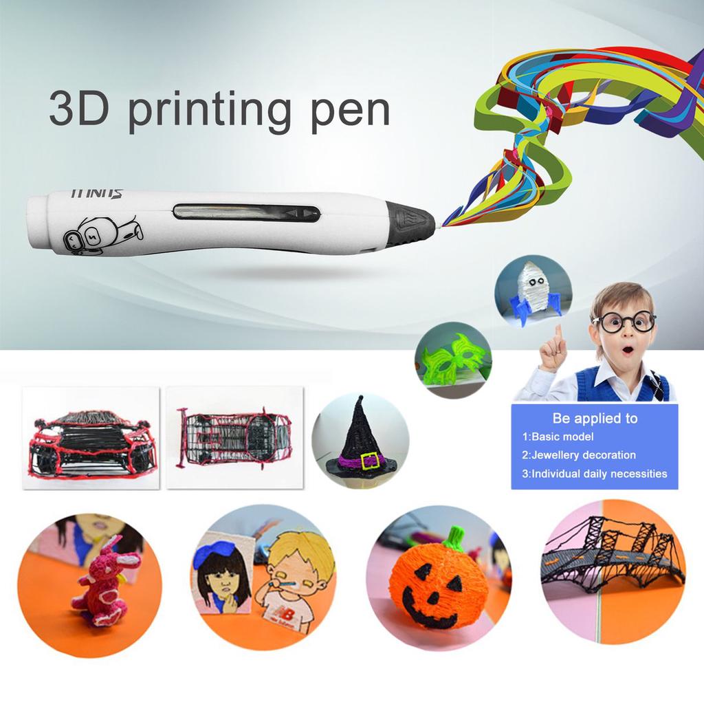 SL-400A 3D Printing Pen Rechargeable Drawing Pen Printer For Kids ...