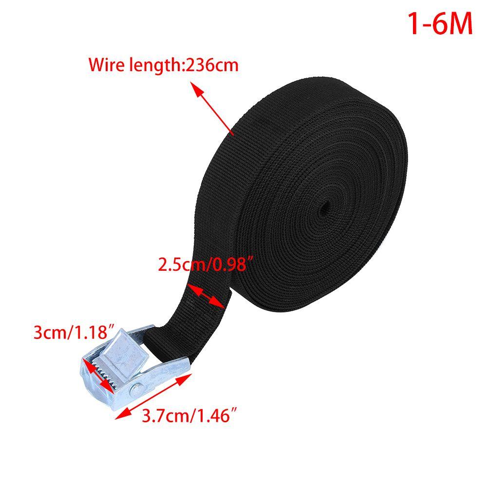 New Auto Accessories 1-6M Black Buckle Belt Strong Ratchet Car Cargo ...