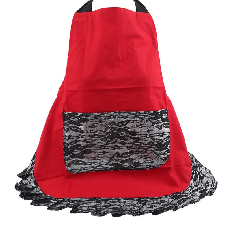 Kitchen Lace Simple Apron Work Clothes Craft for Family uygun fiyatlı ...