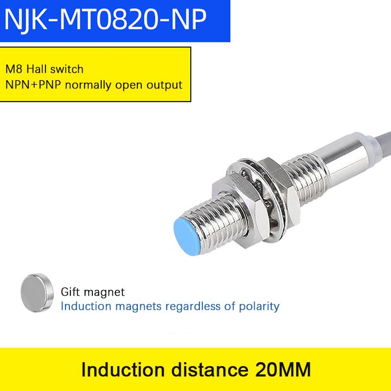 Cumpără Hall Effect Sensor Proximity Switch NJK-5002C NPN comutabil ...