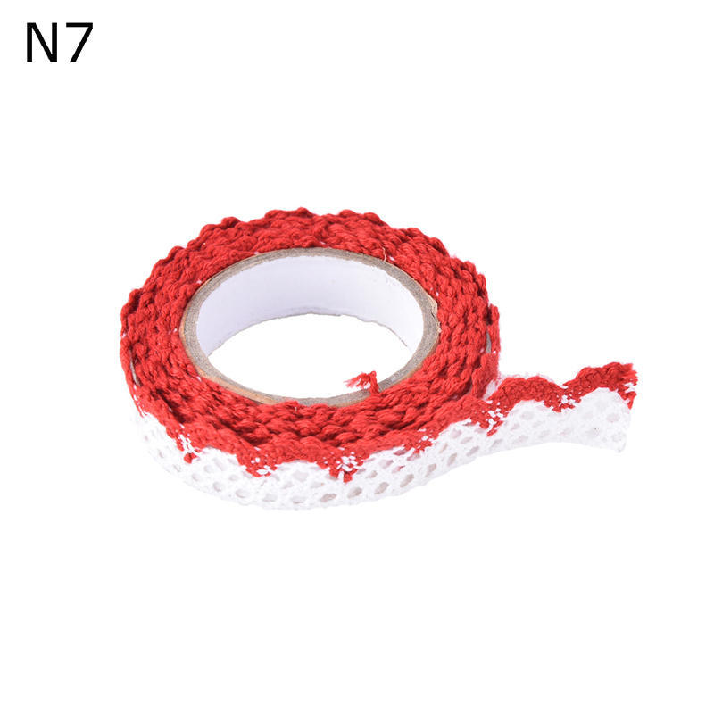 Cheap 1Xfabric Lace Roll Washi Diy Decorative Sticky Ribbon Masking ...