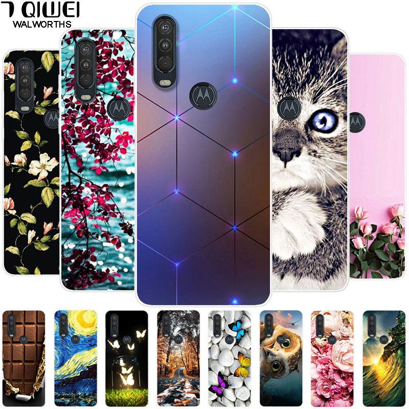 Buy For Moto One Action Case Silicone Soft TPU Phone Cases For Motorola ...