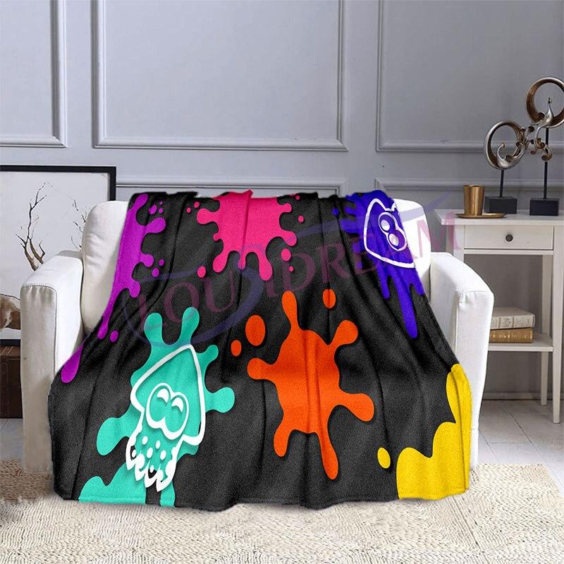 Cheap My Gaming Blanket The Latest Fashion 3d Printing Splatoon Pattern ...