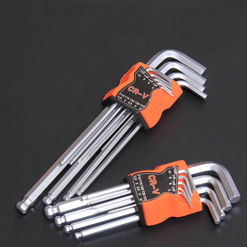 Buy 9 PCS Metric Multifunction Combination Tool Socket Head Wrench Set ...