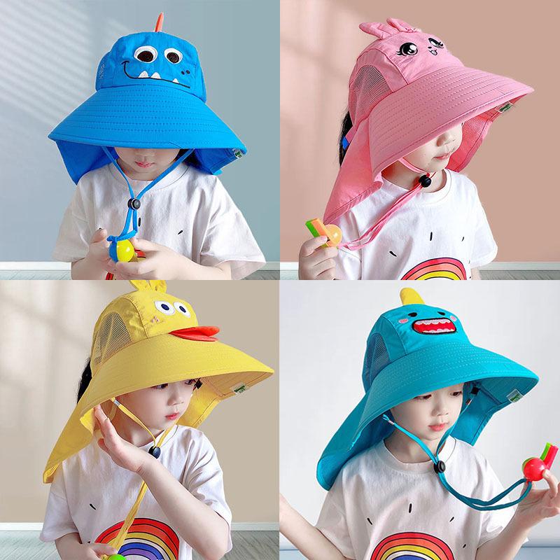 Buy Children's Sunscreen Hat Covers Face In Summer with New UV ...