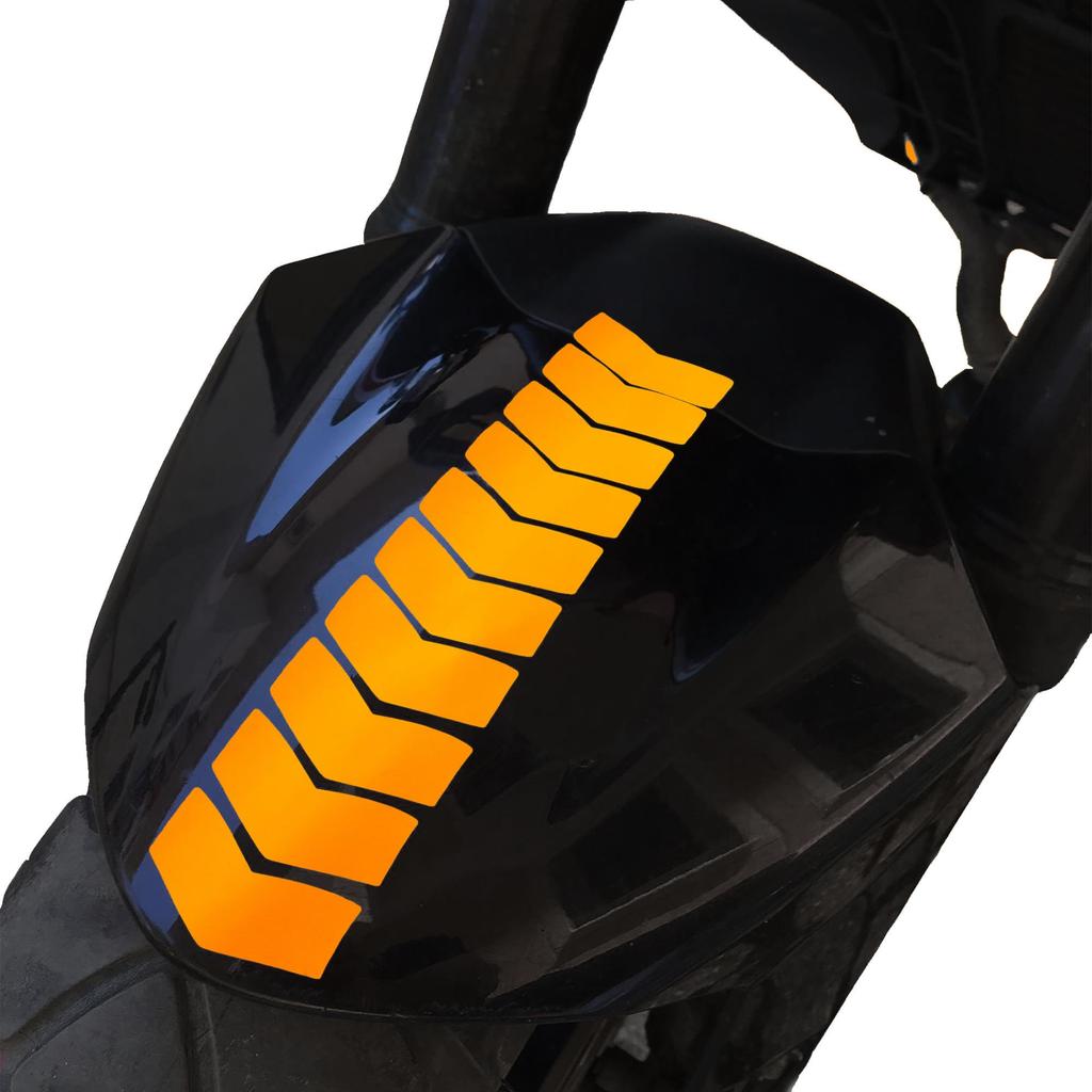 Cheap Arrow Design Fluorescent Orange Mudguard Helmet Sticker ...