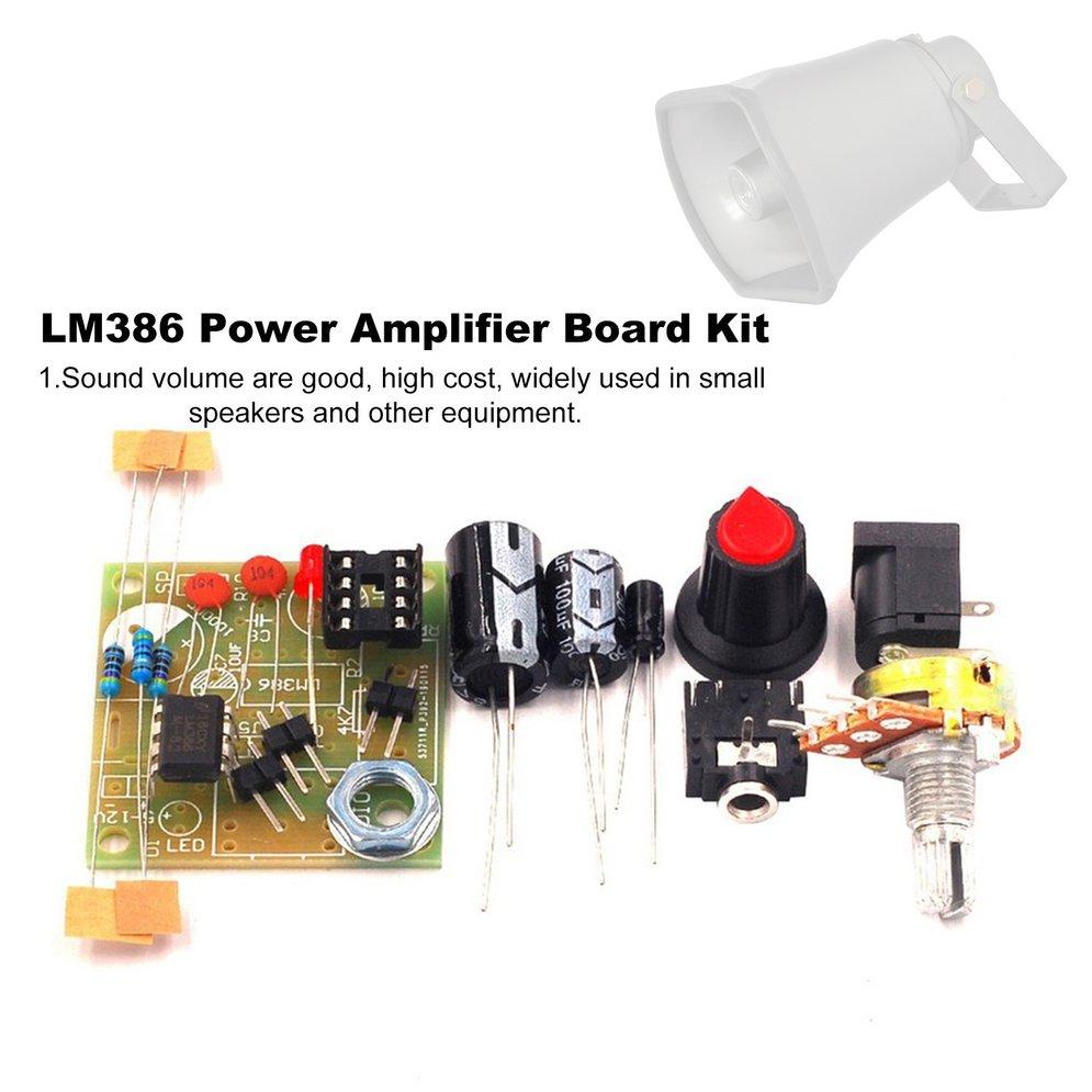 Buy KC LM386 Super Mini 3V-12V Power Amplifier Board Suit Kit ...