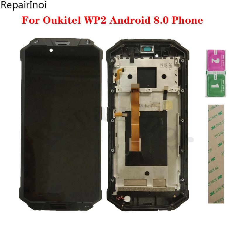 6.0'' Touch Screen LCD Display Assembly For Oukitel WP2 Android 8.0 ...