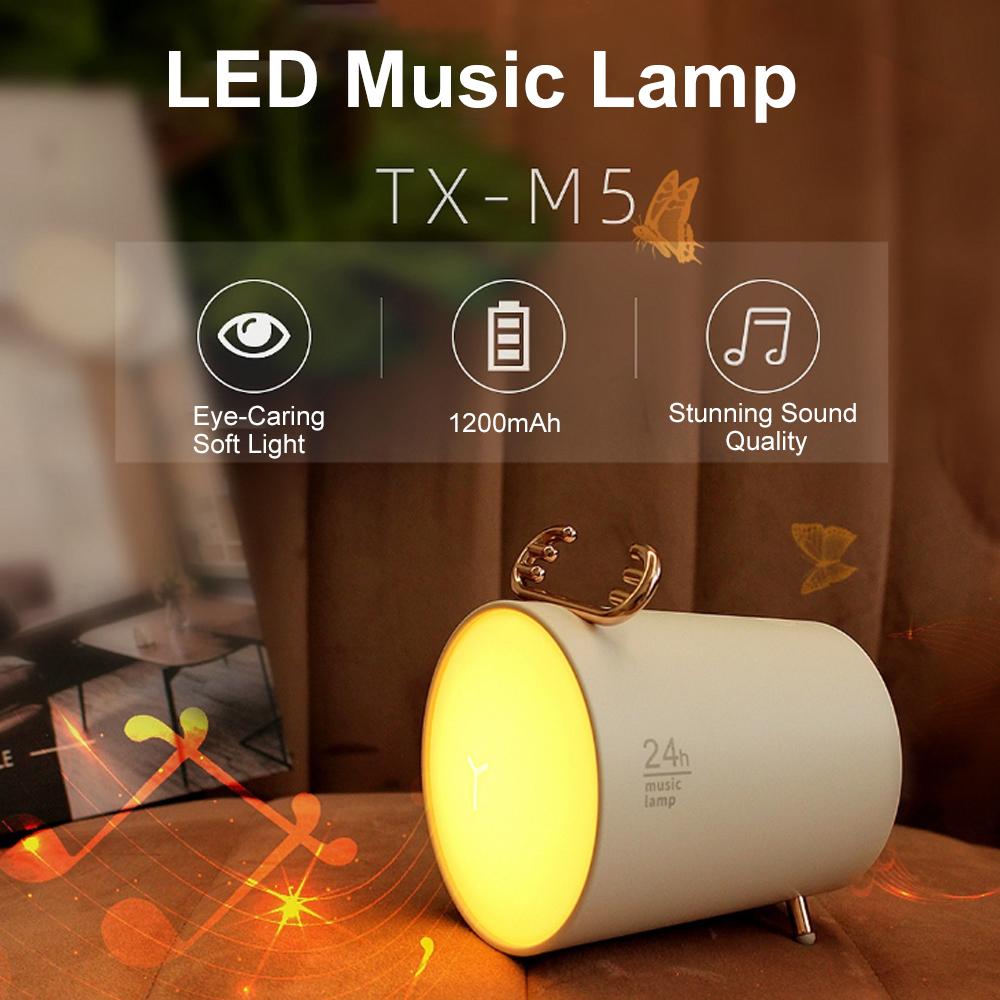 Buy Night Light Leds Music Lamp Music Player Rechargeable Bt Speaker 3 ...