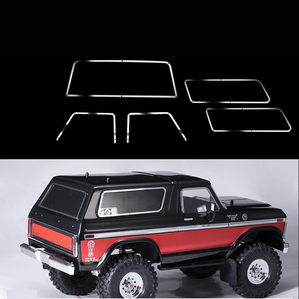 Buy All Metal Windscreen Decoration Strip Side Rear Window Frame for ...