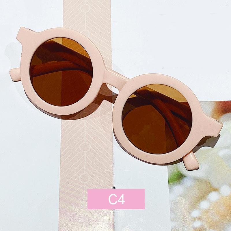 Kaufe New Cute Round Sunglasses For Kids Girls Boys Children 'S Sun ...