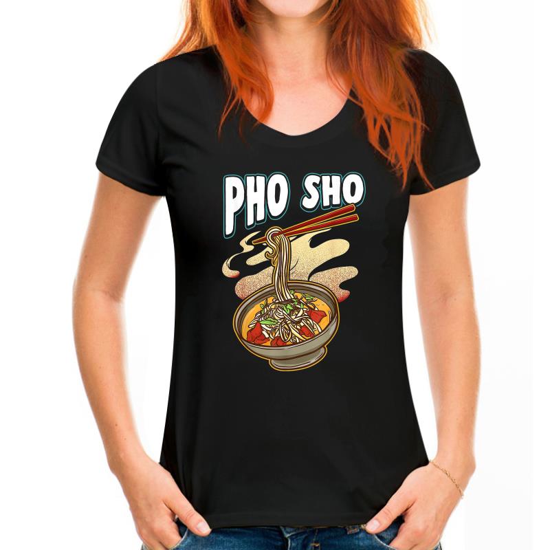 Buy Pho Sho Vietnamese Noodles Soup Bowl T Shirt Rice Pun at affordable ...