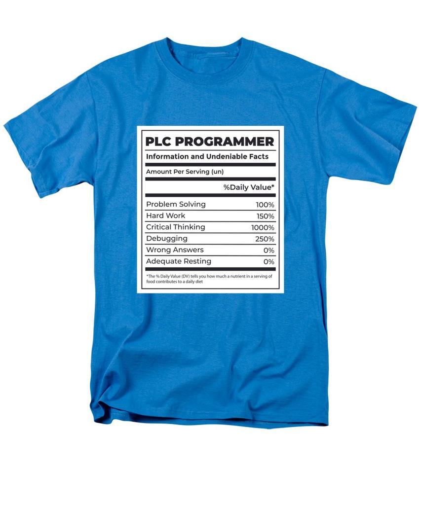 Buy Men Premium Cotton plc programmer nutrition Print Tees Funny ...