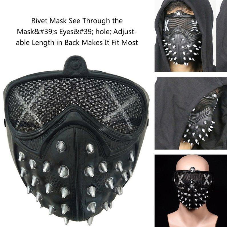 Buy Y-3C Halloween Punk Devil Cosplay Mask Ghost Steps Street ...