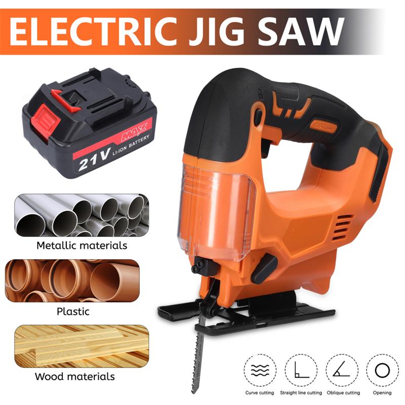 Cheap 21V 65mm 2900RPM Electric Saw Portable Cordless Jig Saw wood ...