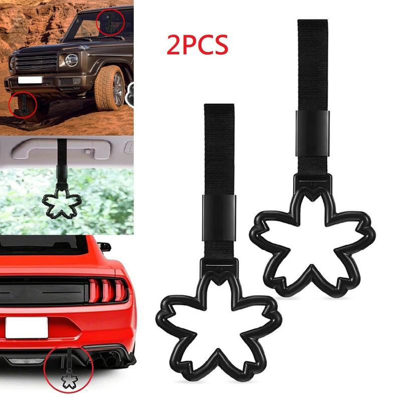 Cheap 2 Pcs Jdm Flower-shaped Hand Pull Strap Car Decorative Warning ...