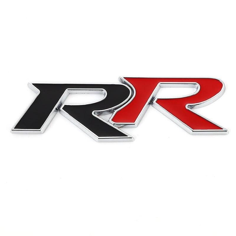 Satın alın 3D Metal RR Logo Car Stickers Emblem Trunk Badge Decals for ...