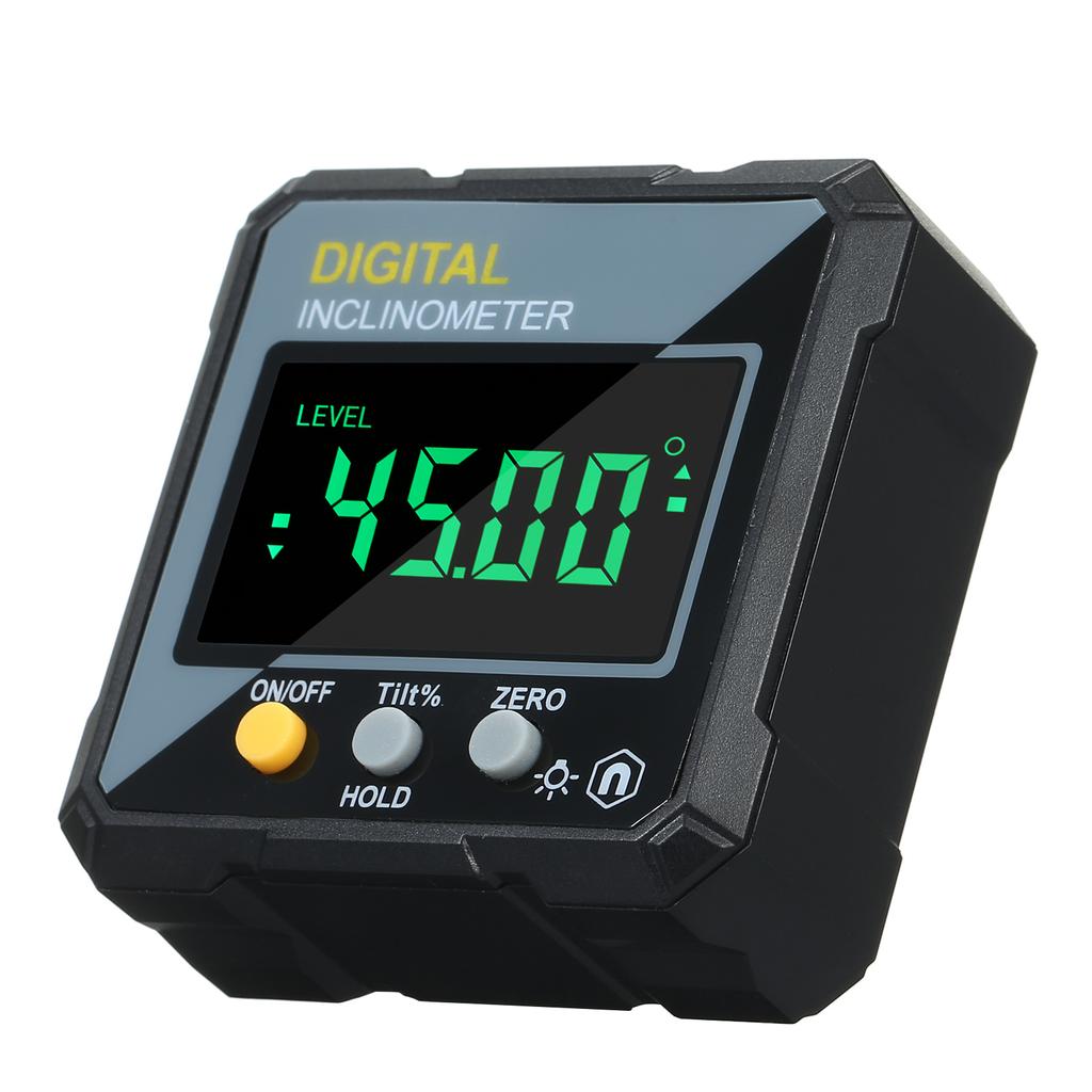 Digital Level Protractor Inclinometer One-side Mag-netic Level Angle ...