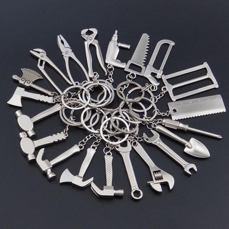Buy Creative Mini Simulation Tool Keychain Screwdriver Shovel Wrench ...