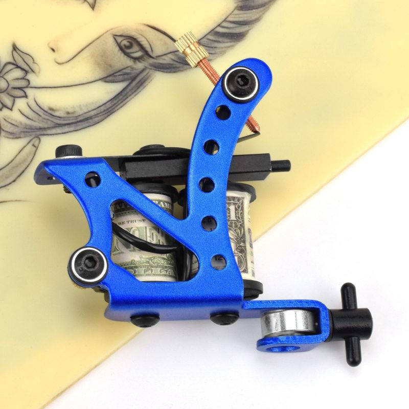 Kaufe Professional 10 Wraps Tattoo Coils Machine Blue Kingfisher ...