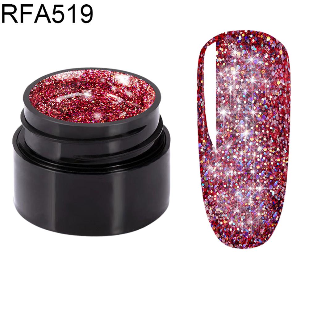 Buy Fancystyle Glitter Sequin Nail Polish Shiny Soak Off Varnish at ...
