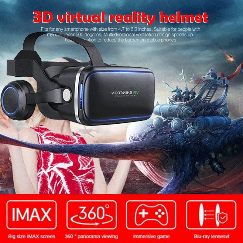 Buy Virtual Reality Headset Glasses 360 Panoramic with Headset ...