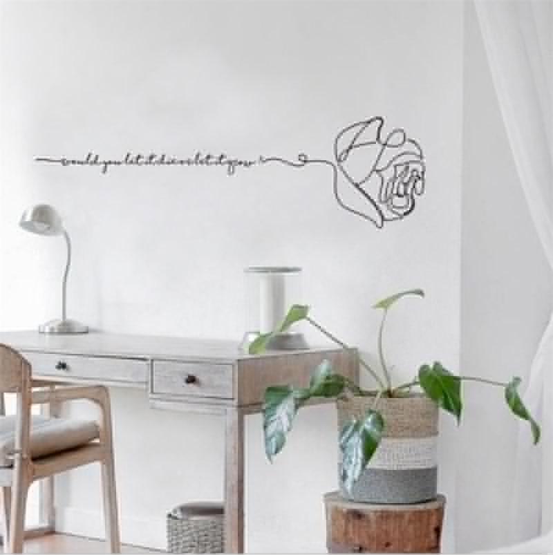 Buy Home Decor Text Patterns Wall Stickers Home Decor Living Room ...