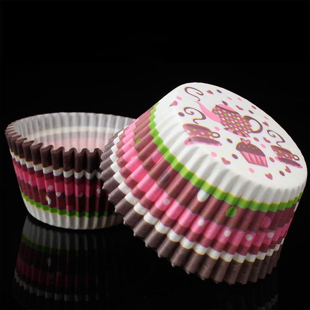 Buy (HJFG) Paper Cake Cup Liners Baking Cup Muffin Kitchen Cupcake ...