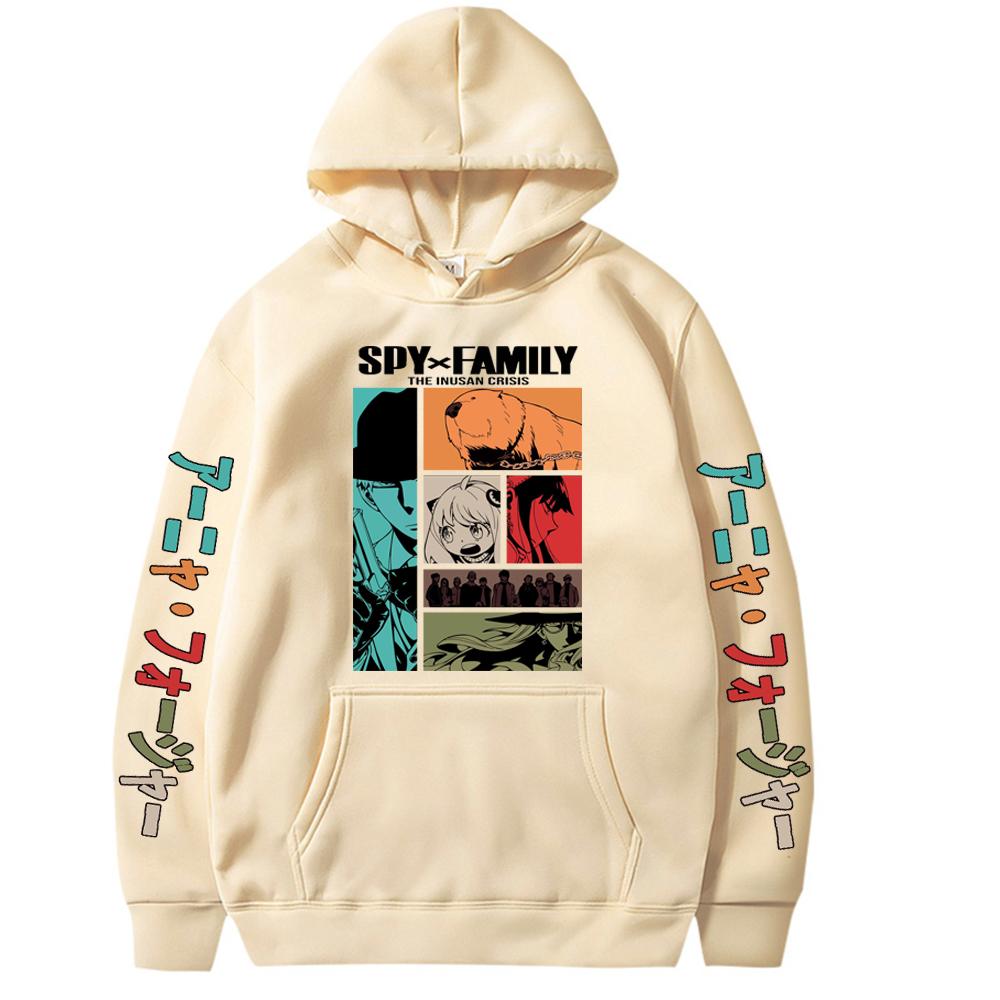Buy Harajuku Anime Spy X Family Hoody Sweatshirt Manga Bond Forger/Loid ...