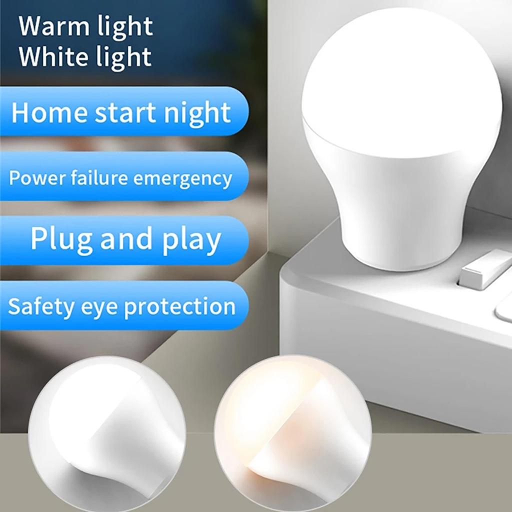 Buy (HO)USB Night Light LED Plug Lamp Computer Mobile Power Charging ...