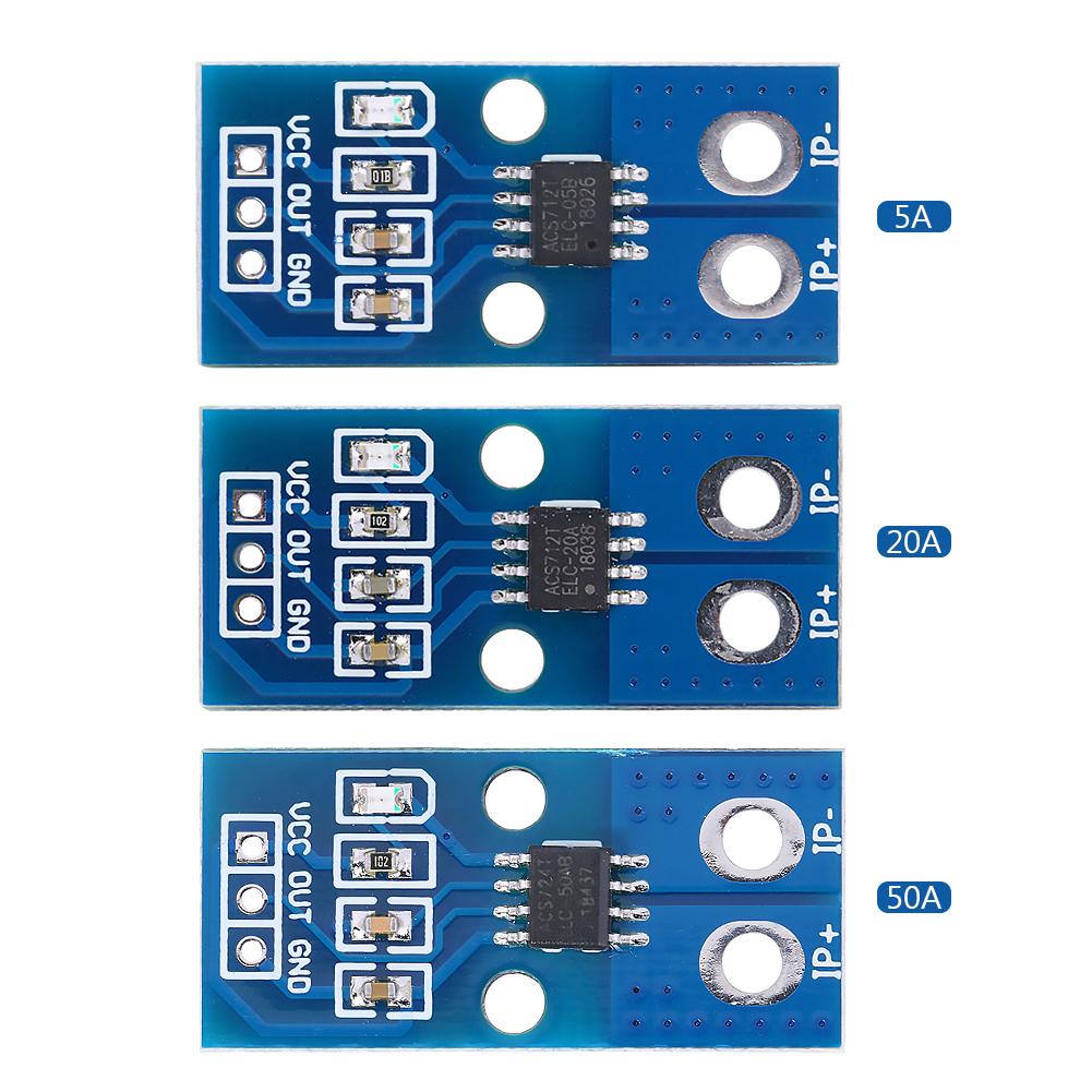Buy ACS724 5A/20A/50A Range Hall Current Sensor Electronic Module for ...