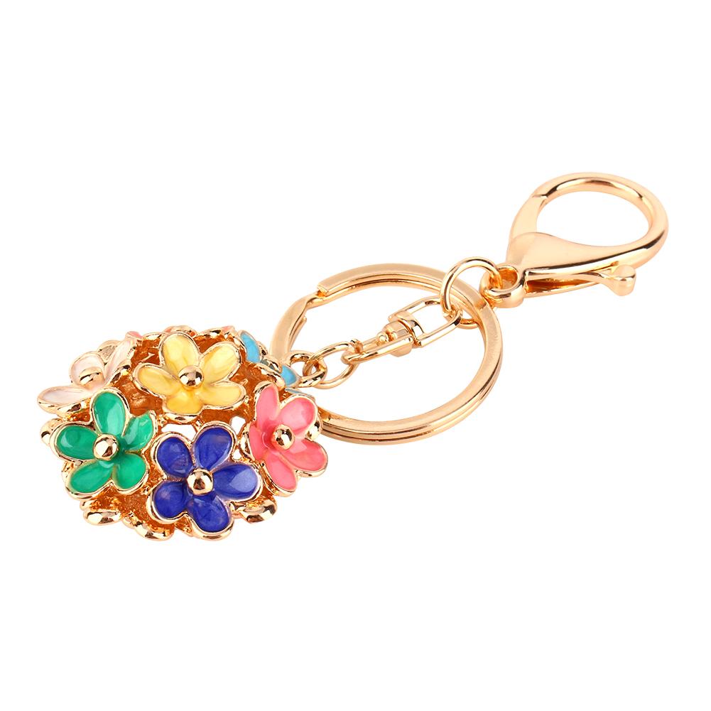 💰Kaufe Pretty Heart Key Keychain Rhinestone Key Ring Purse Charm ...