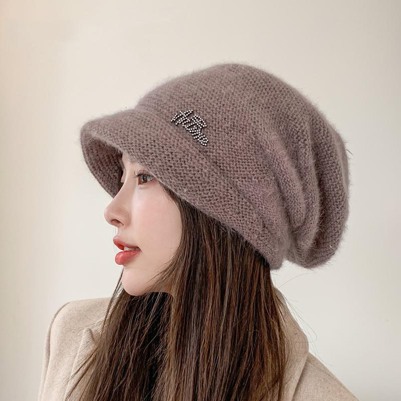 Buy Autumn and Winter Knitted Women's Hats Women's Warm Hats Ladies ...