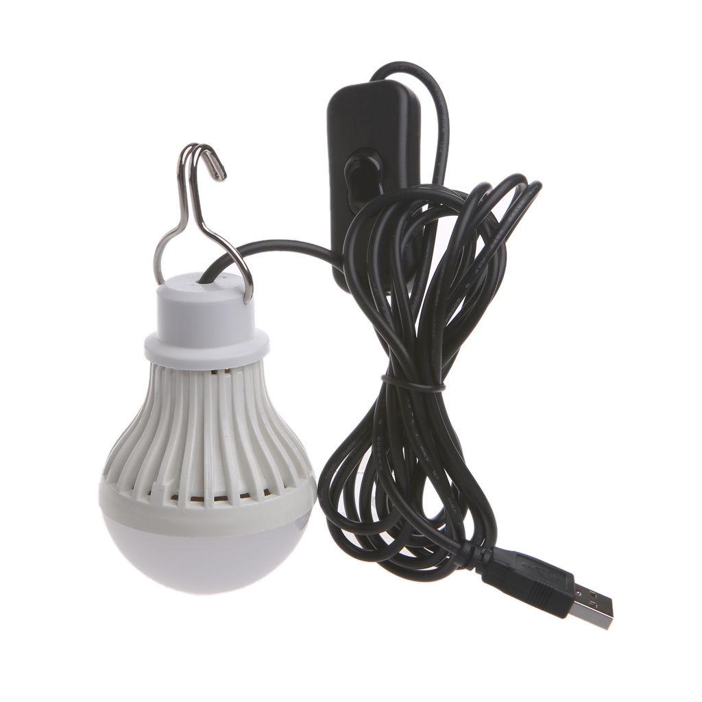 Buy 5W UBS Energy Saving USB Bulb Light Camping / Home Night Hook ...