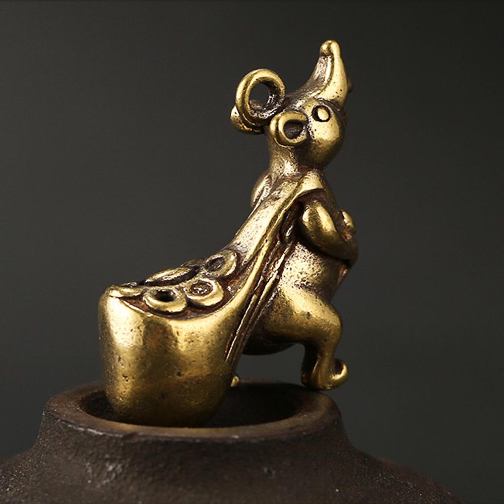 Decorative wreaths Mouse Key Rings Hanging Jewelry Brass Rat Chinese ...