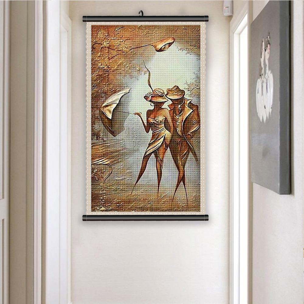 💰Köp billigt online 5D DIY Frame Black White Gold Human Body Diamond ...