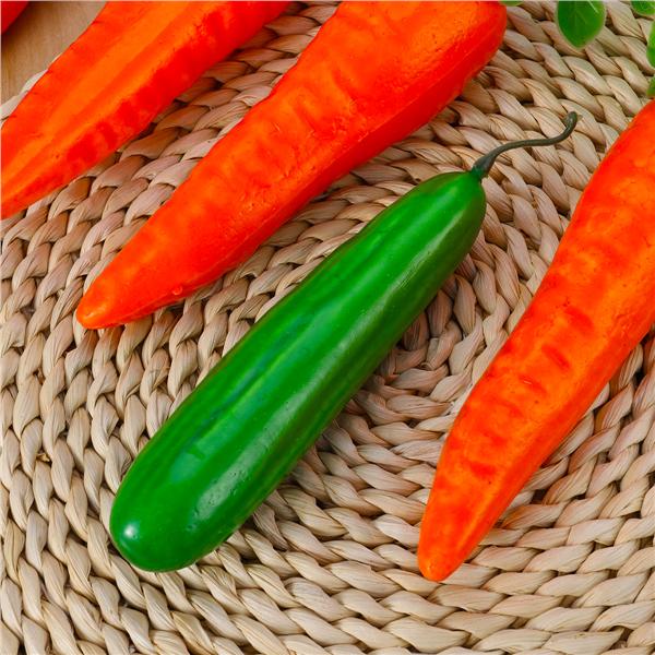 Buy Simulation Green Cucumber Artificial Lifelike Fake Vegetables Model ...