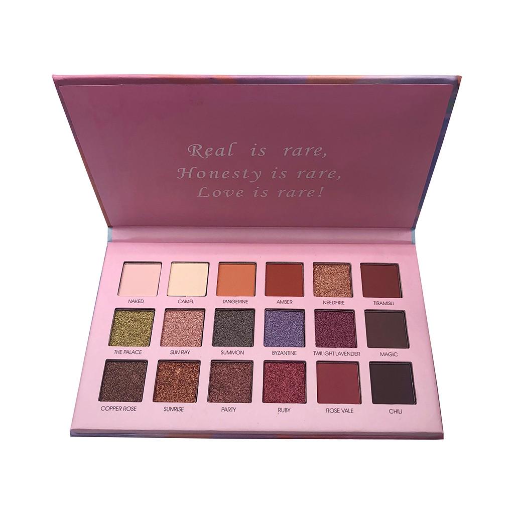 Buy Rainbow 18 Color Eyeshadow Pearl Light Dumb Bright Color Makeup at ...