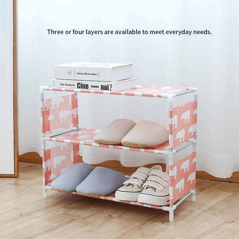 Buy Multifunctional Simple Shoes Rack Non-Woven Dormitory Shoe Cabinet ...