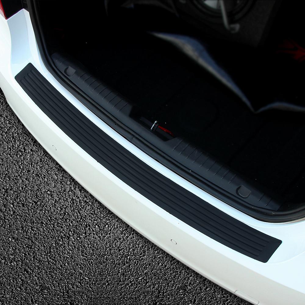 Crash proof rubber strip GZDL 1pc black black car trunk rear sill ...