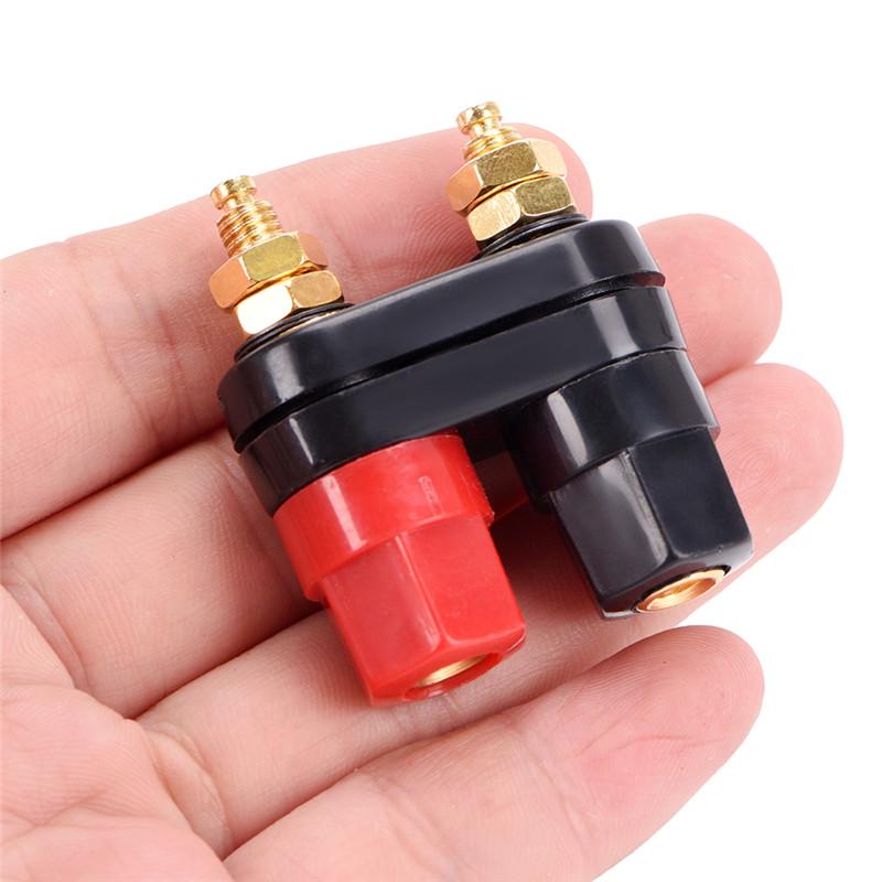 Banana Plug Couple Terminals Red Black Connector Amplifier Terminal ...