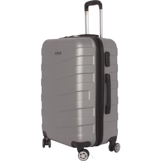 Buy Mcs Abs Luxury Suitcase Large Size Silver - V351 at affordable ...