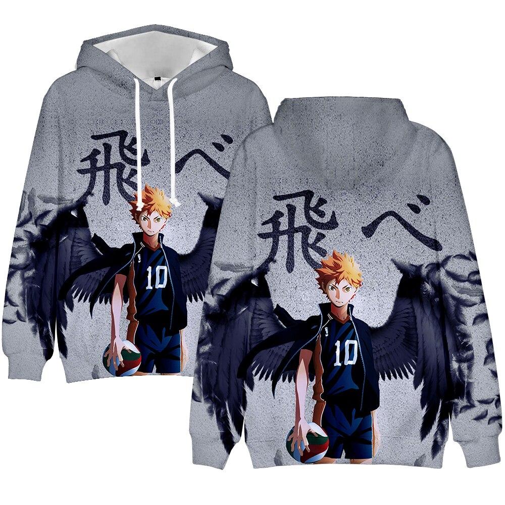 Cheap New White Pullovers Fashion 3d Haikyuu !!Hoodies Sweatshirts Men ...