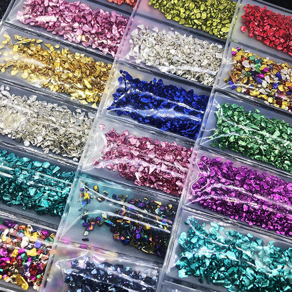 Resin Filler Broken Glass Stones Set Kit Uv Epoxy Resin Filler Crafts ...