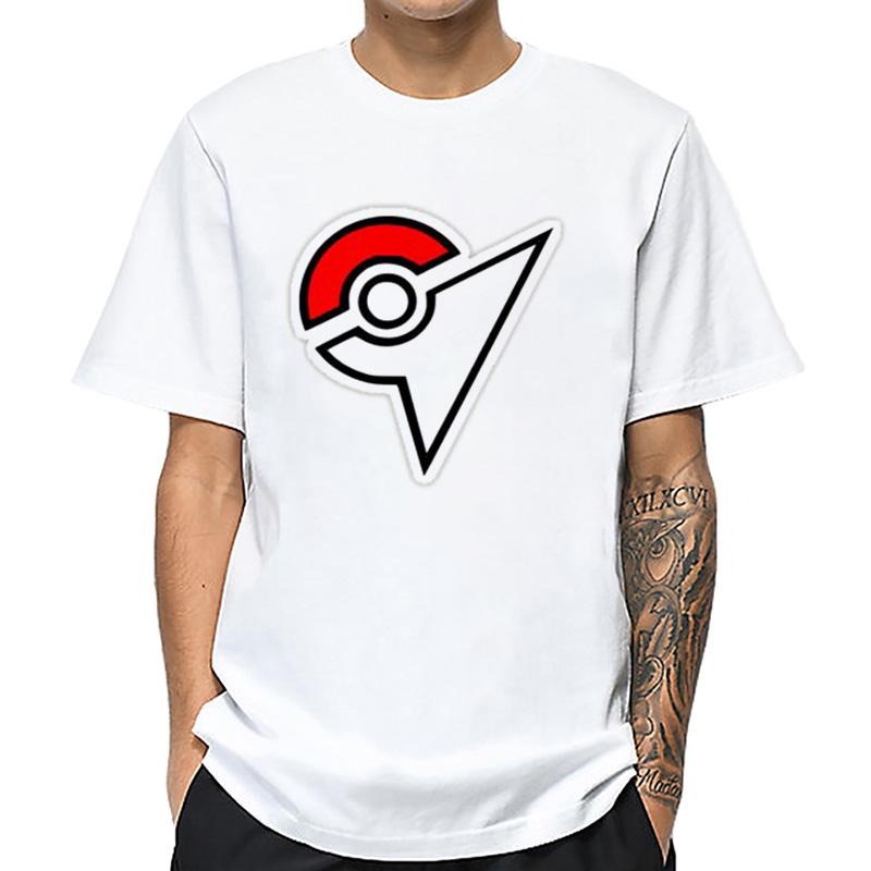Buy Men's Pokemon Pokemon Gym Logo StickerFashion Printed Cartoon T ...