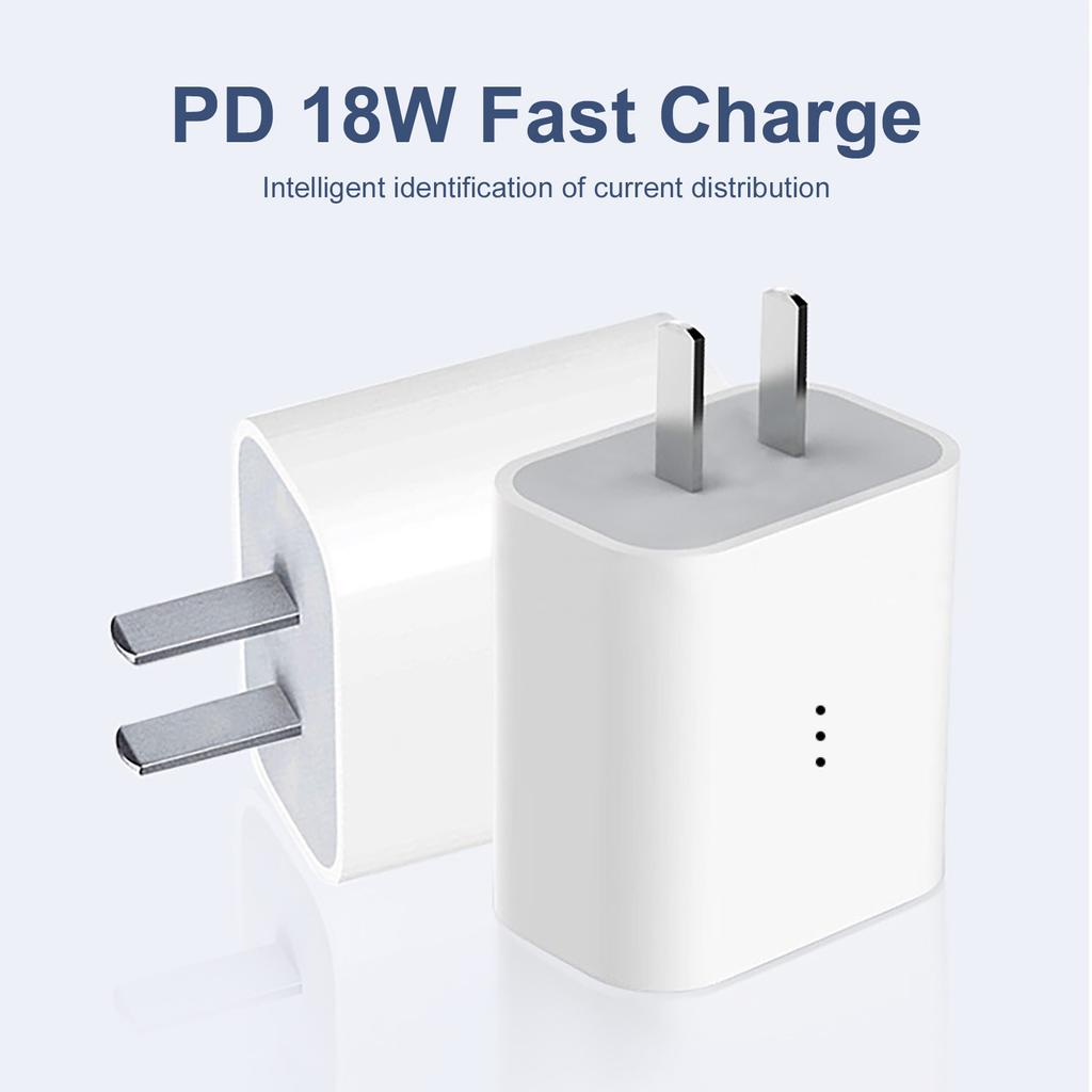 Buy SM-PH USB PD Fast 18W Type-c Charging Dual Ports Mobile Phone Quick ...