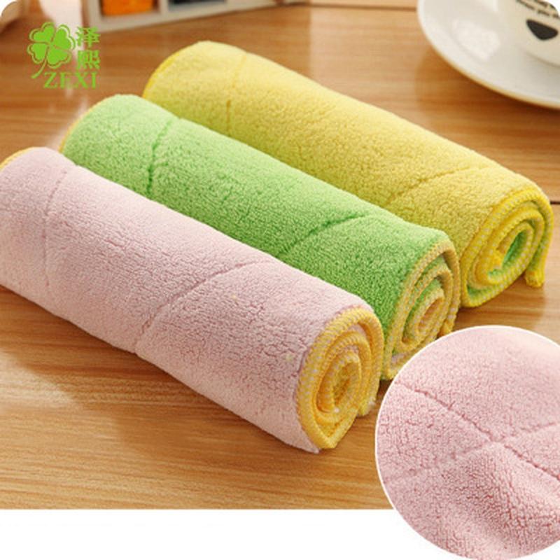 Cheap Water Absorbable Glass Kitchen Cleaning Cloth Wipes Table Window ...